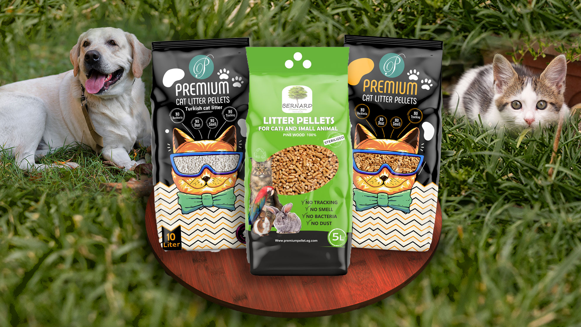 Premium Cat Litter Pellet Chocolate - US Premium Pellets